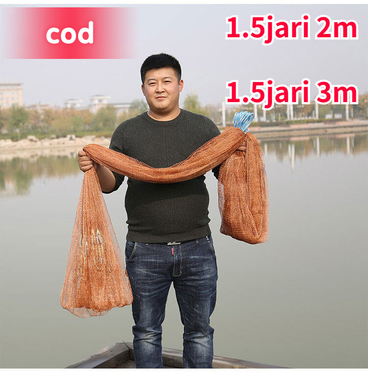 [ READY STOCK MALAYSIA ] Jala Ikan 10 Kaki Panjang 20 kaki Diameter ...