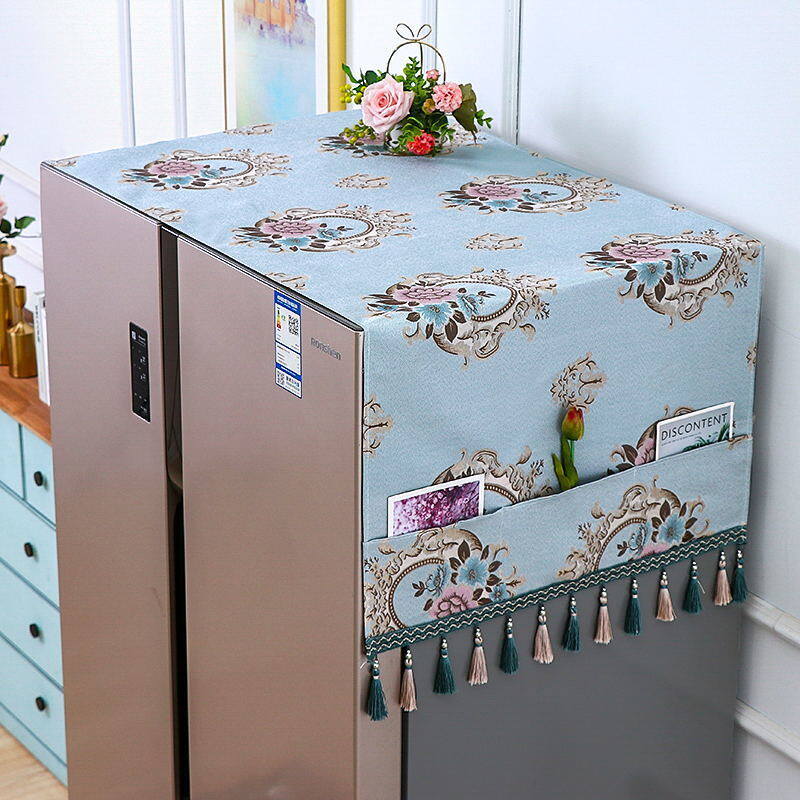 Refrigerator Dust Cover Cloth Towel European Style Refrigerator ...