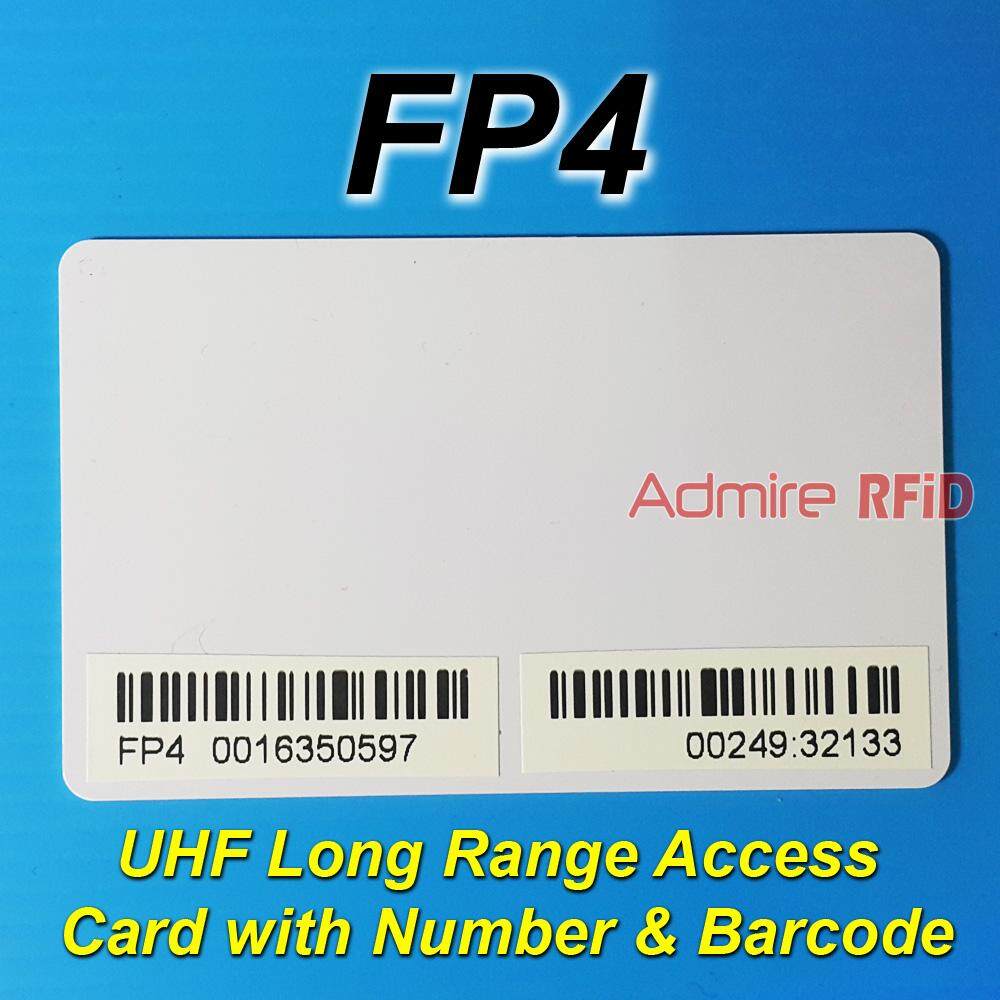 FP4 Card with Number and Barcode UHF Long Range Alien AZ 9662 6C Class1 ...
