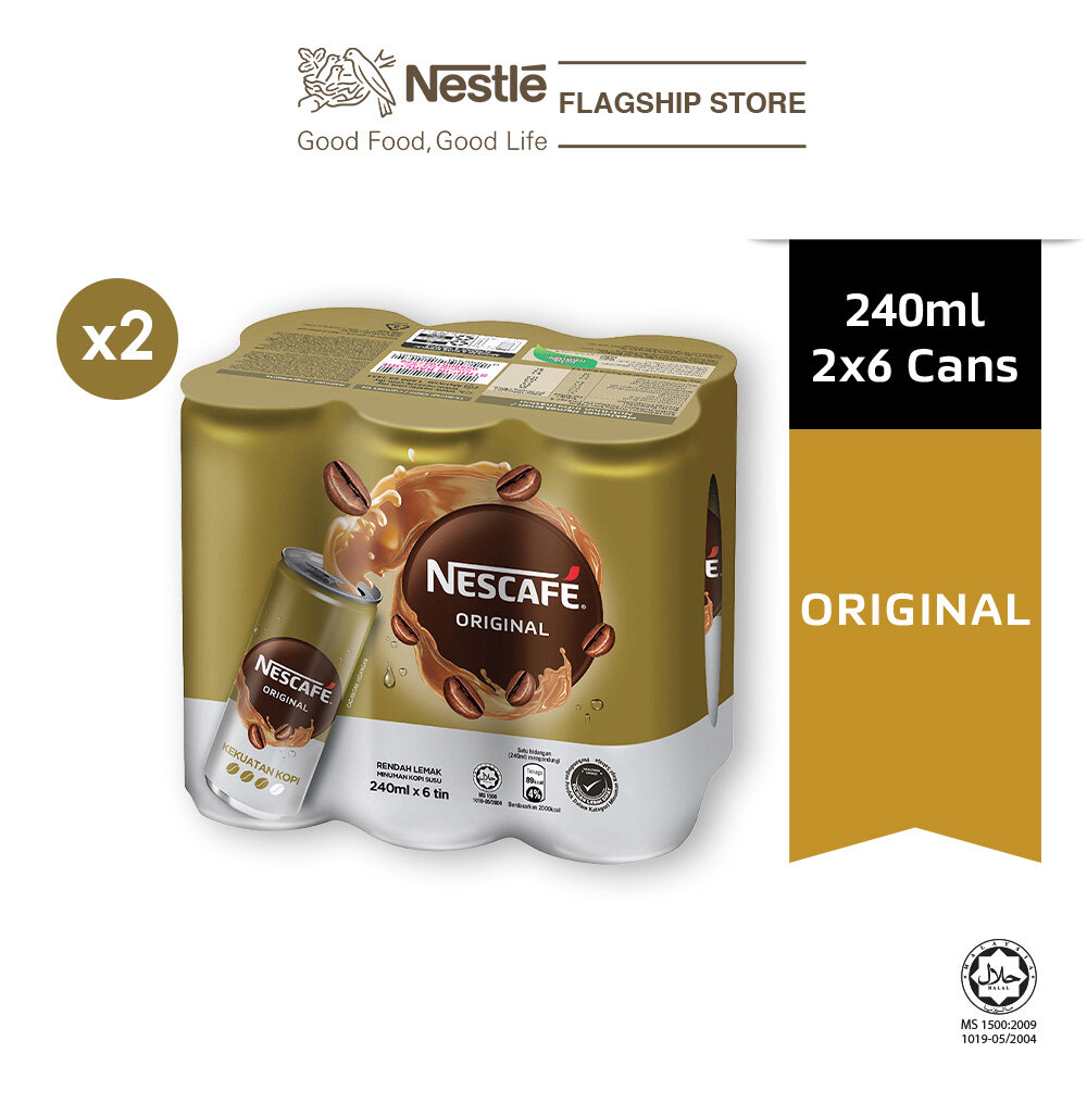 NESCAFE Original RTD 6x240ml Cluster Bundle of 2 | Lazada