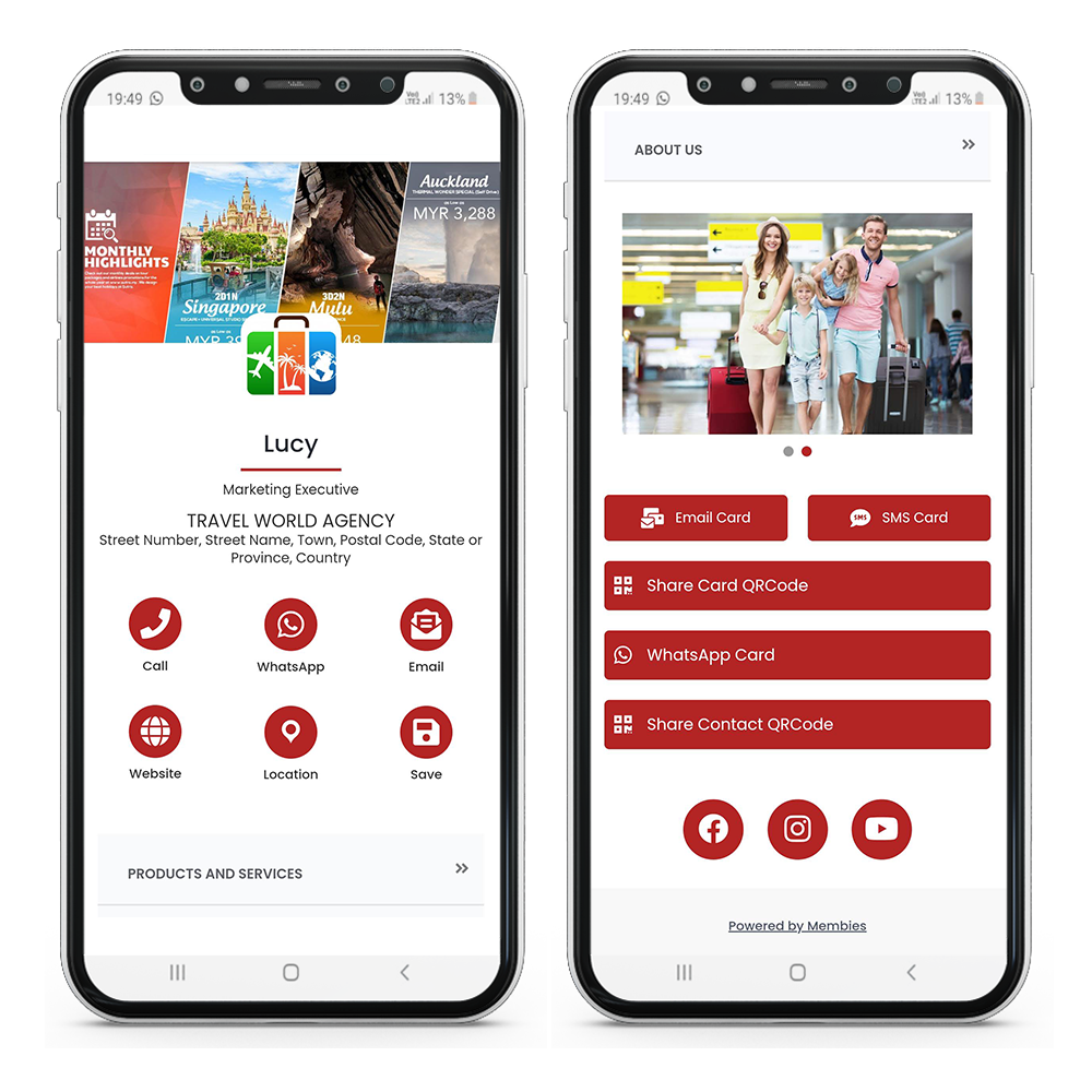 Business Card/ Digital Business Card/ Name Card / Kad Perniagaan /Kad ...