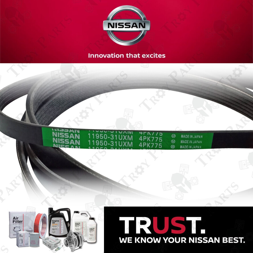 Original Nissan Fan Belt 11950-31UXM for Nissan Cefiro A32 A33 Daihatsu ...