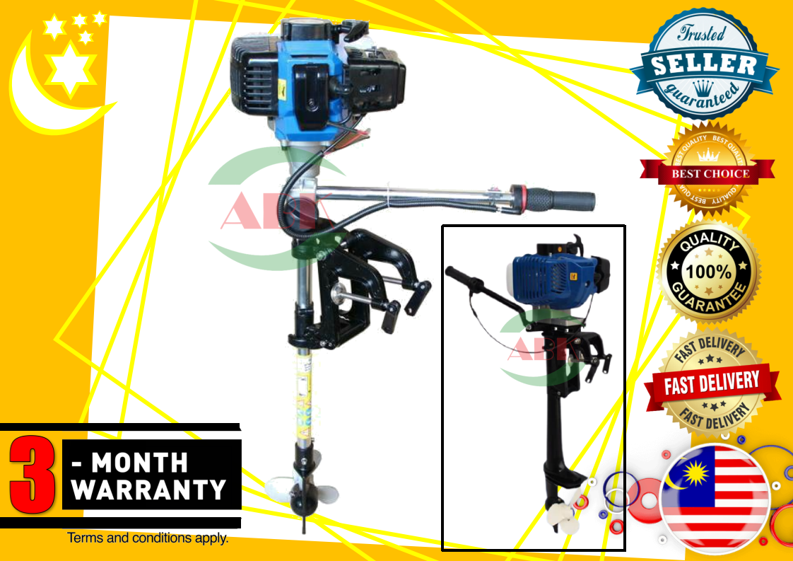 KABA KB-58 OUTBOARD ENGINE ENJIN BOAT KAPAL SUNGAI | Lazada