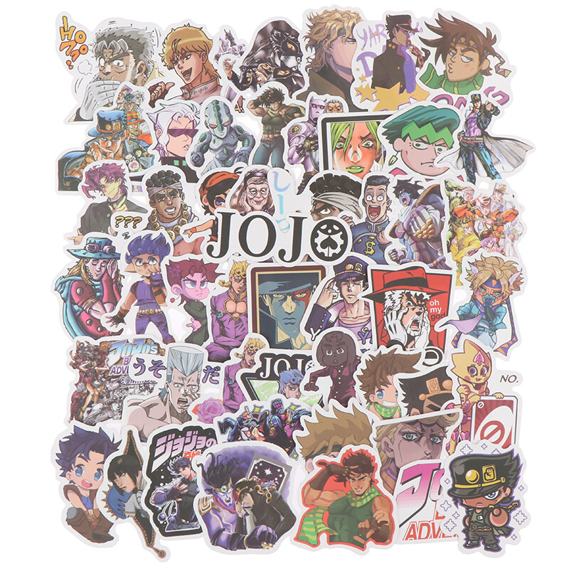 [SIYI]50Pcs Jojos Bizzare Adventure Stickers For Motorcycle Laptop ...