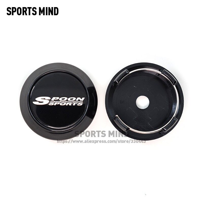 NEW 4PCS/lot 64MM Car Wheel Center Caps for SPOON SPORTS WHEEL Emblem ...