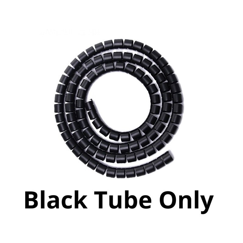 Flexible Spiral Tube Cable Wire Wrap Tidy Organizer Wrapping Band ...