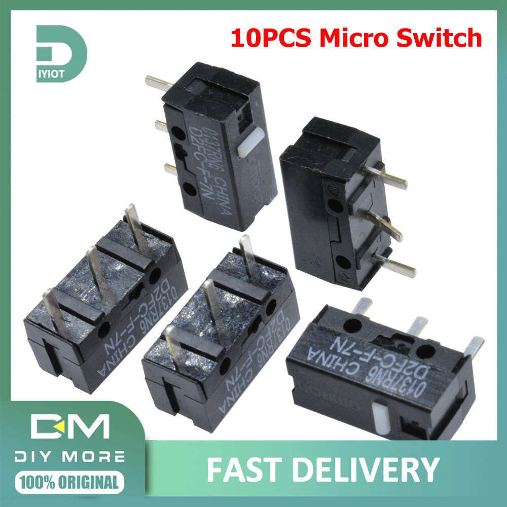 Original Diyiot 10PCS Micro Switch for OMRON D2FC-F-7N Mouse RAZER ...