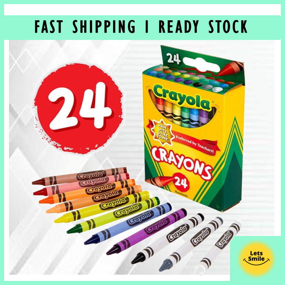 Crayola Crayons 24 nontoxic | Lazada