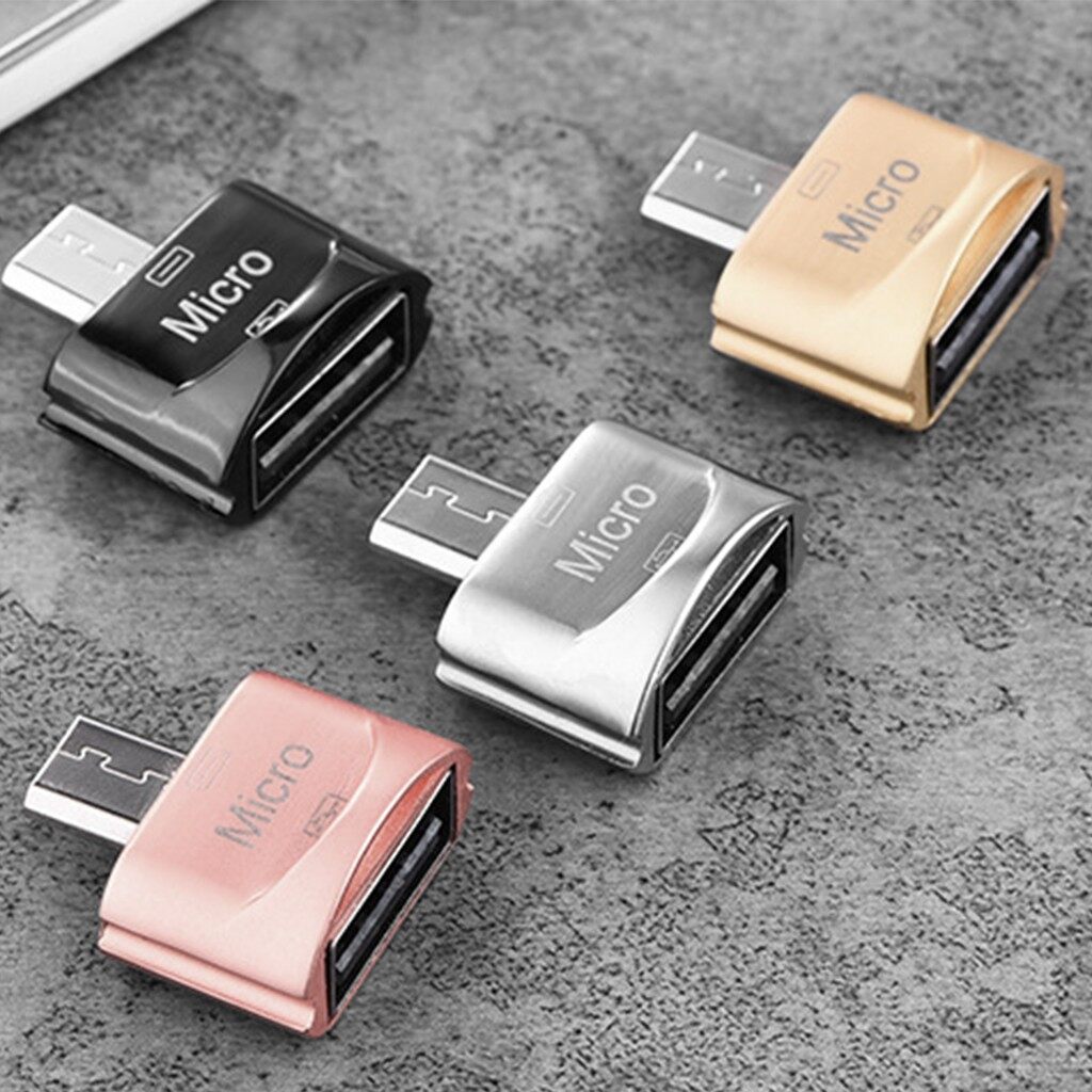 ♥มีสินค้า + ฟรี♥Micro USB USB ตัวผู้ USB 2.0หญิงข้อมูล OTG Converter ...