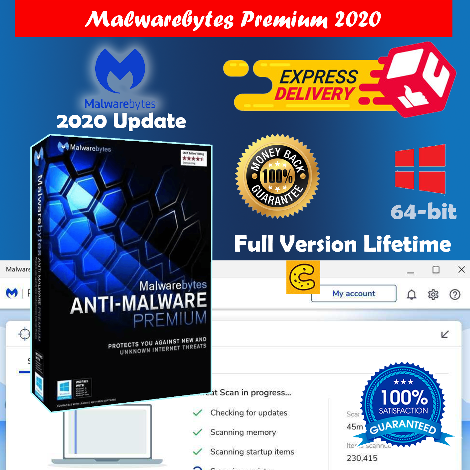 Malwarebytes Premium 2020 v4.2.0 Lifetime For Windows | Lazada