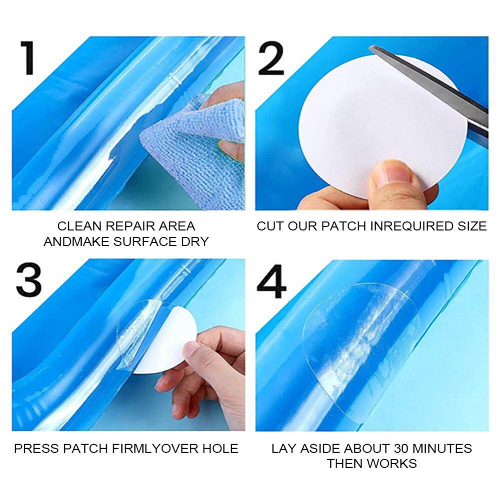 30 Pcs Pool Patch Repair Kit Self-Adhesive Vinyl Repair Patch for Above ...