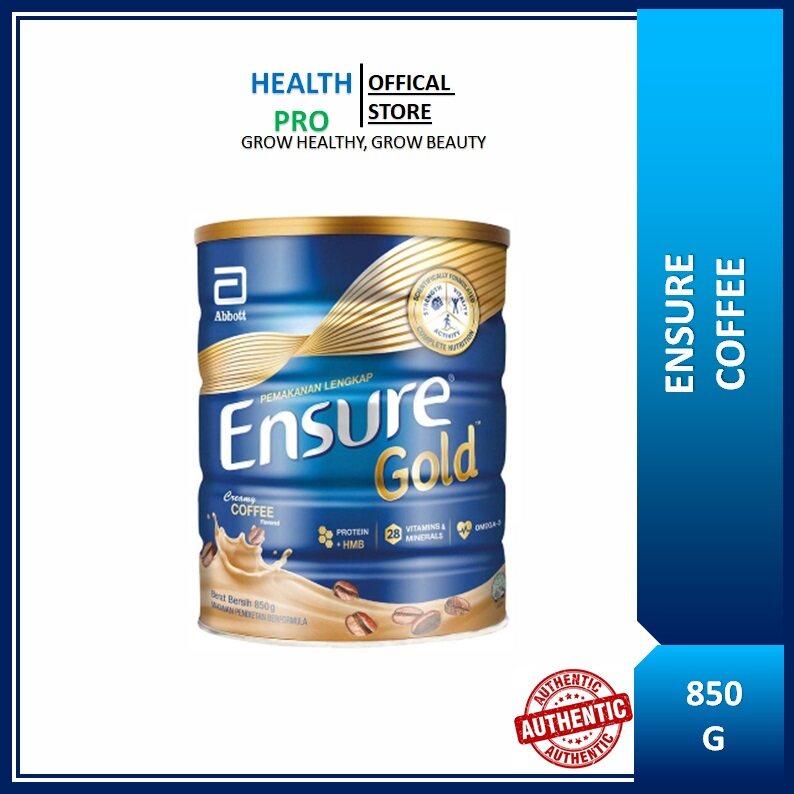 ENSURE GOLD COMPLETE ADULT NUTRITION 850G TIN (VANILLA/WHEAT/COFFEE) | Lazada