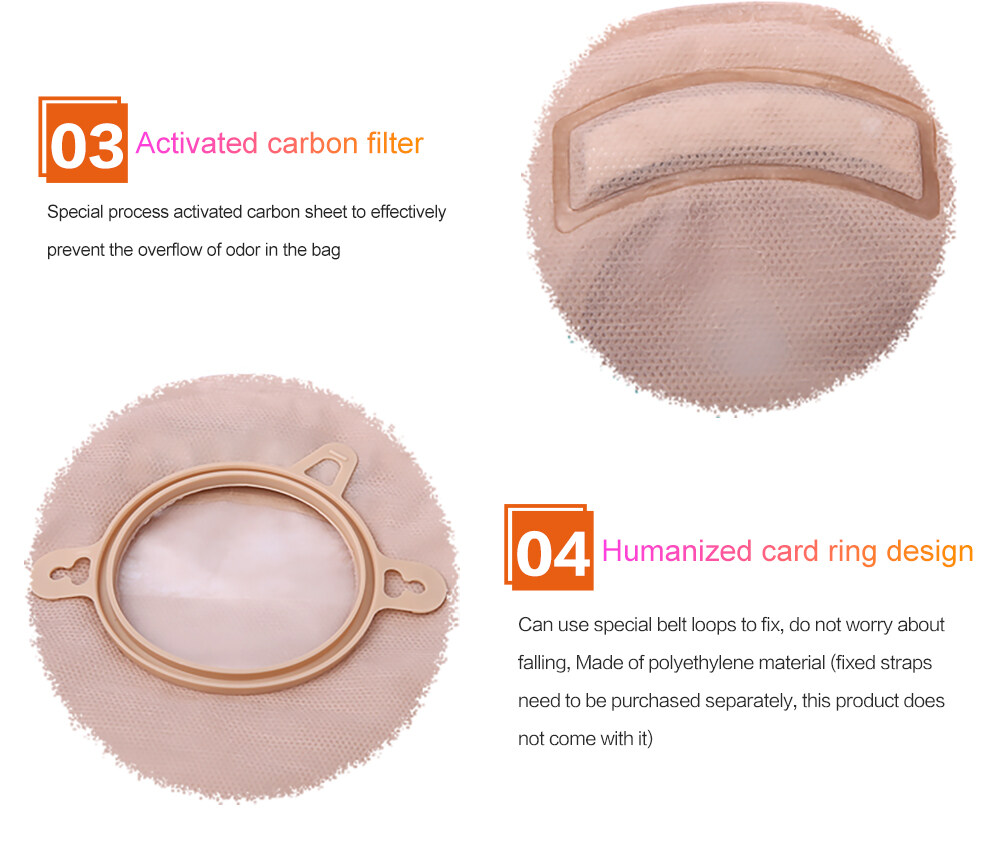 Cofoe 10 ชิ้นแต่ละถุงออสโตมีไม่มีแชสซีเหมาะสำหรับระบบสองชิ้นเปลี่ยนcolostomy stomaกระเป๋าฟรี 10 ...