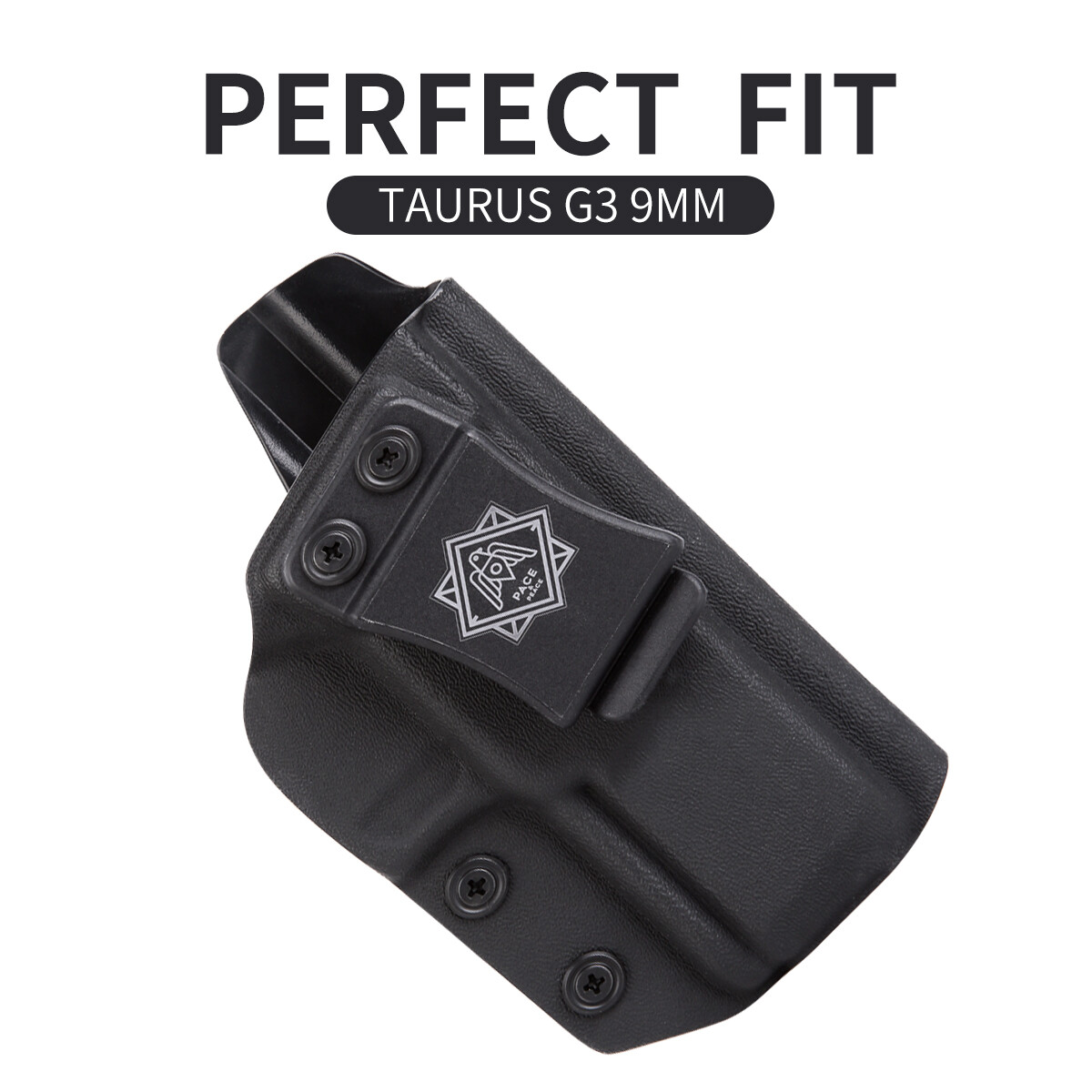 Pace&Peace,Taurus G3 Holster，IWB Kydex Holster Custom Fit: Taurus G3 ...