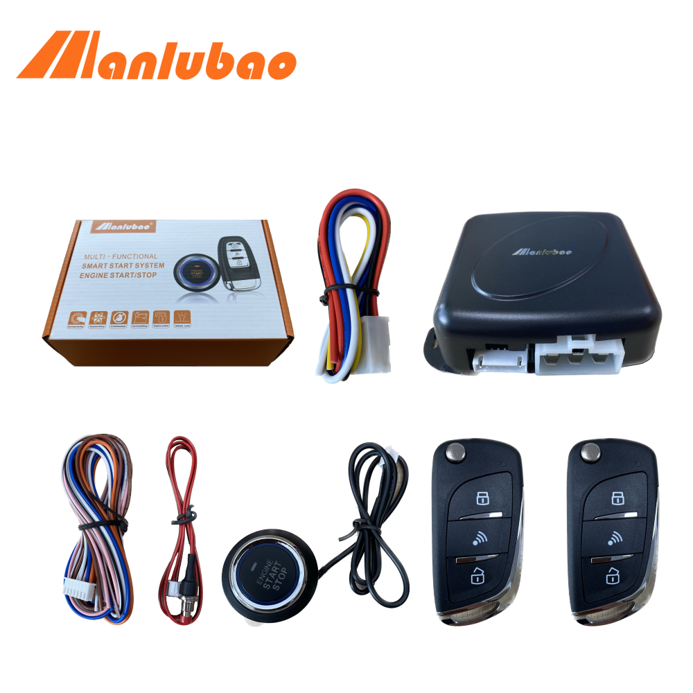 Manlubao C4-A 12V Universal Car Push Button Start System Auto Central ...