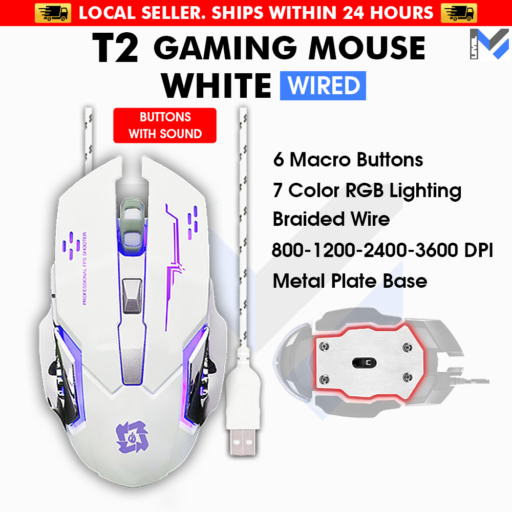 Gaming mouse DUAL MODE WiFi + Bluetooth 6D/7D Silent Wired Wireless ...