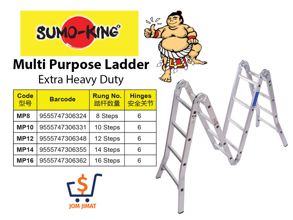 Sumo King Aluminium Multi Purpose Ladder | Lazada