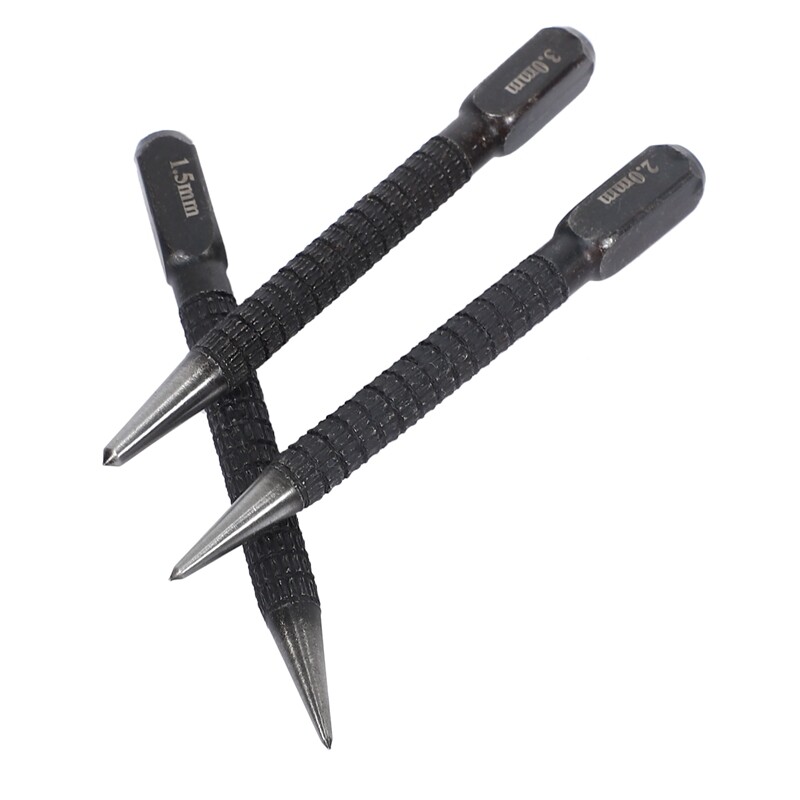 3pcs High-carbon Steel Center Punch Set 10cm Non Slip Center Punch For ...
