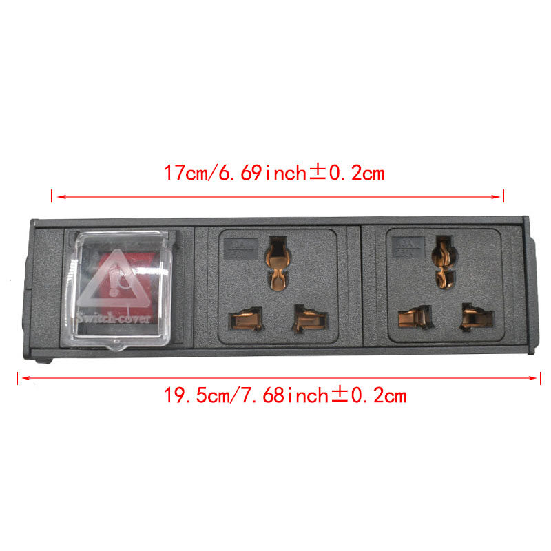 PDU Power Distribution Unit IEC C14 port 2-18 Ways Universal Outlet power Strip Cabinet socket ...