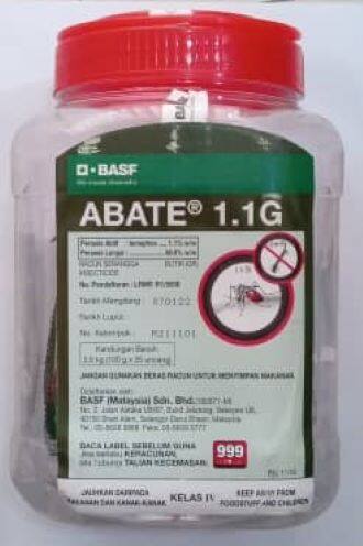 BASF Abate 1.1G Aedes 100% Original Chemical Mosquito Larvae Killer 25 ...