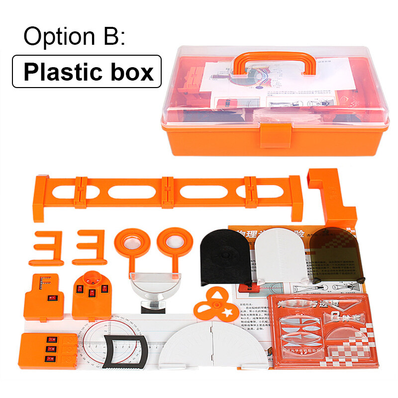 Physics Optical Experiment Kit Concave Convex Lens Set Small Hole ...