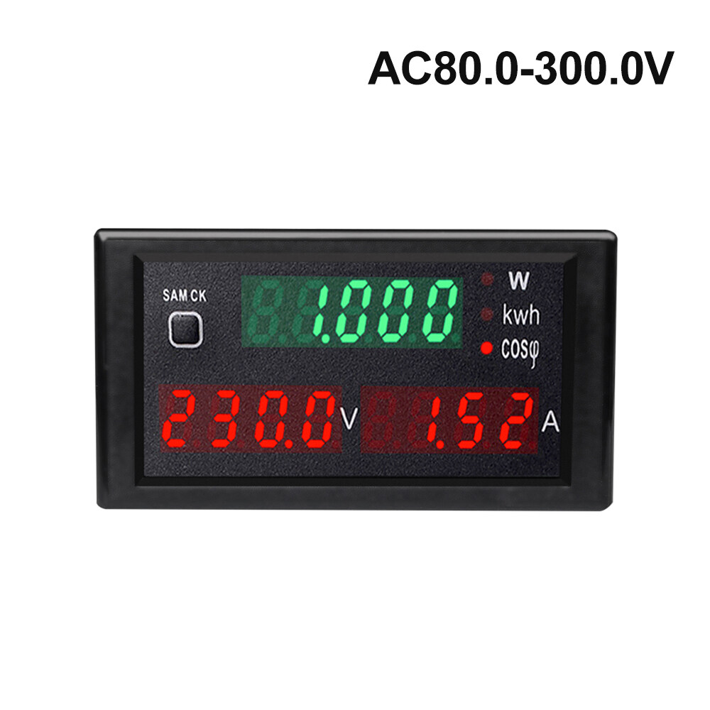 diymore AC 80-300V Current Voltage Amperage Power Energy Panel Meter ... diymore AC 80-300V Current Voltage Amperage Power Energy Panel Meter ...