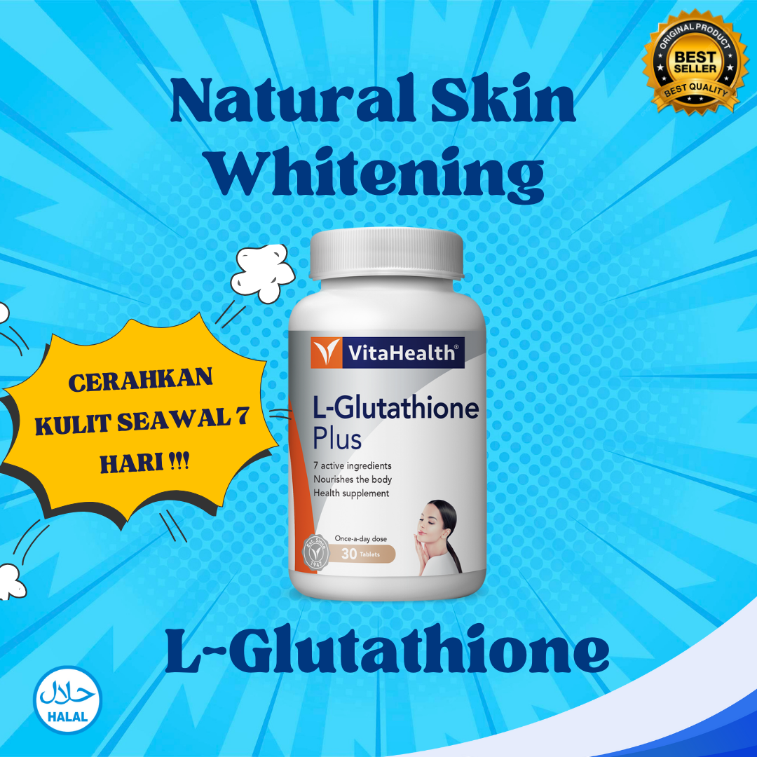Supplement Kulit Putih Badan L Glutathione Plus Collagen Dan Vitamin C ...