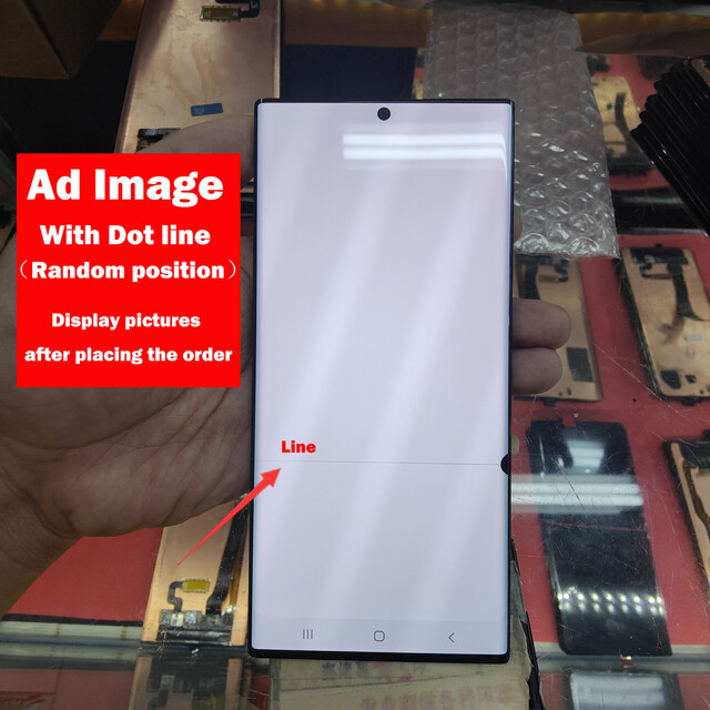Layar Sentuh Lcd Asli, dengan Cacat Layar untuk Samsung S22 Ultra 5G ...