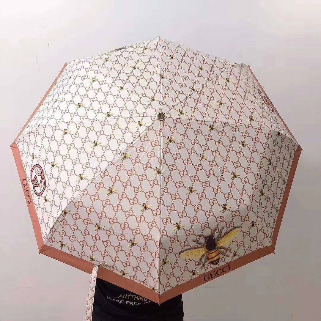 Fully automatic umbrella big G three fold vinyl anti-UV sunshade ...