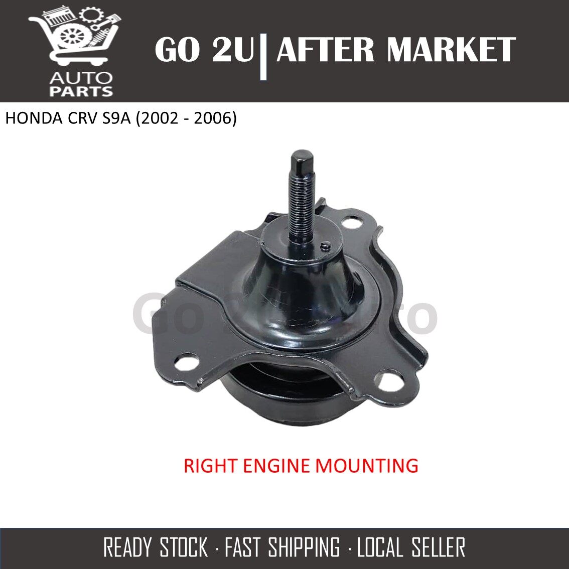 RIGHT ENGINE MOUNTING - 50821-S9A-023 HONDA CRV S9A (2002 - 2006 ...