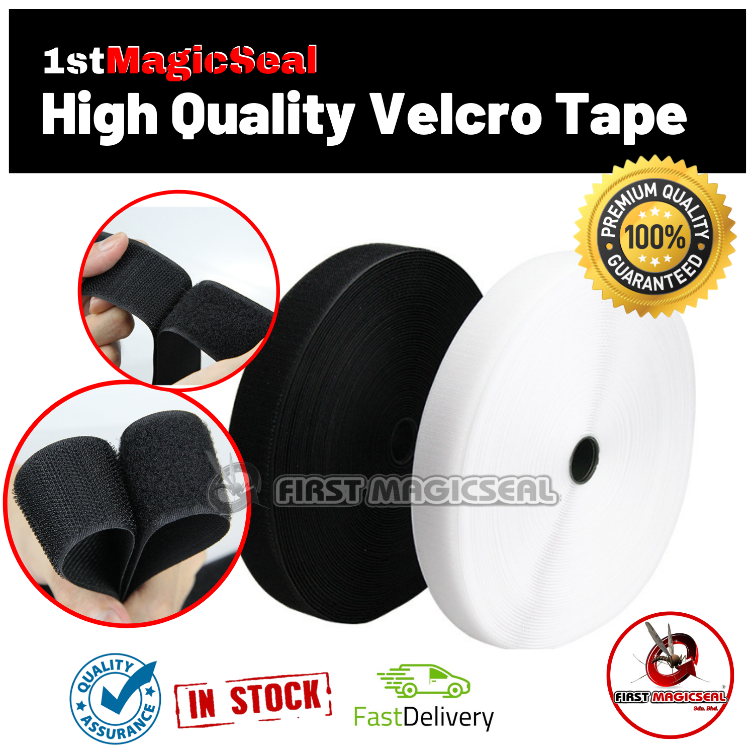 First Magicseal - High Quality Velcro Tape Hook & LoopTape Pelekat ...