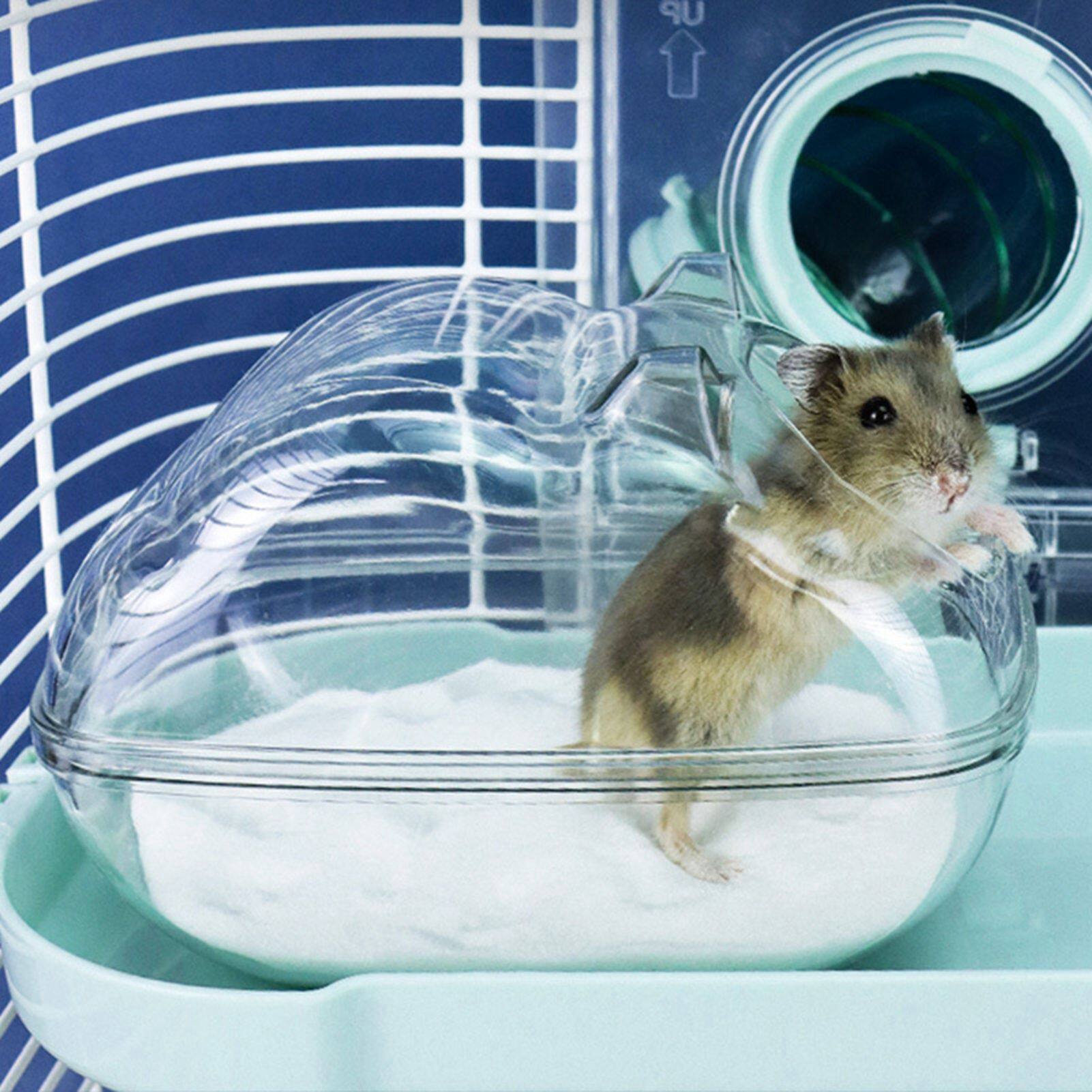 Transparent Sandbox Bathroom Digging Sand Container For Ham-ster Gui ...