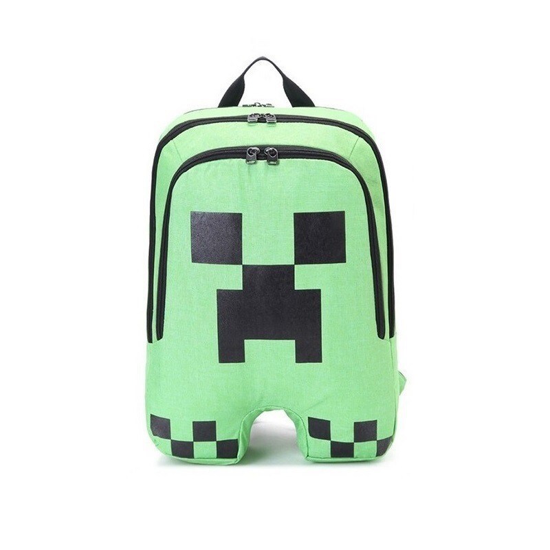 Backpack Minecraft cartoon boy girl school bag children bags Women Bag ...