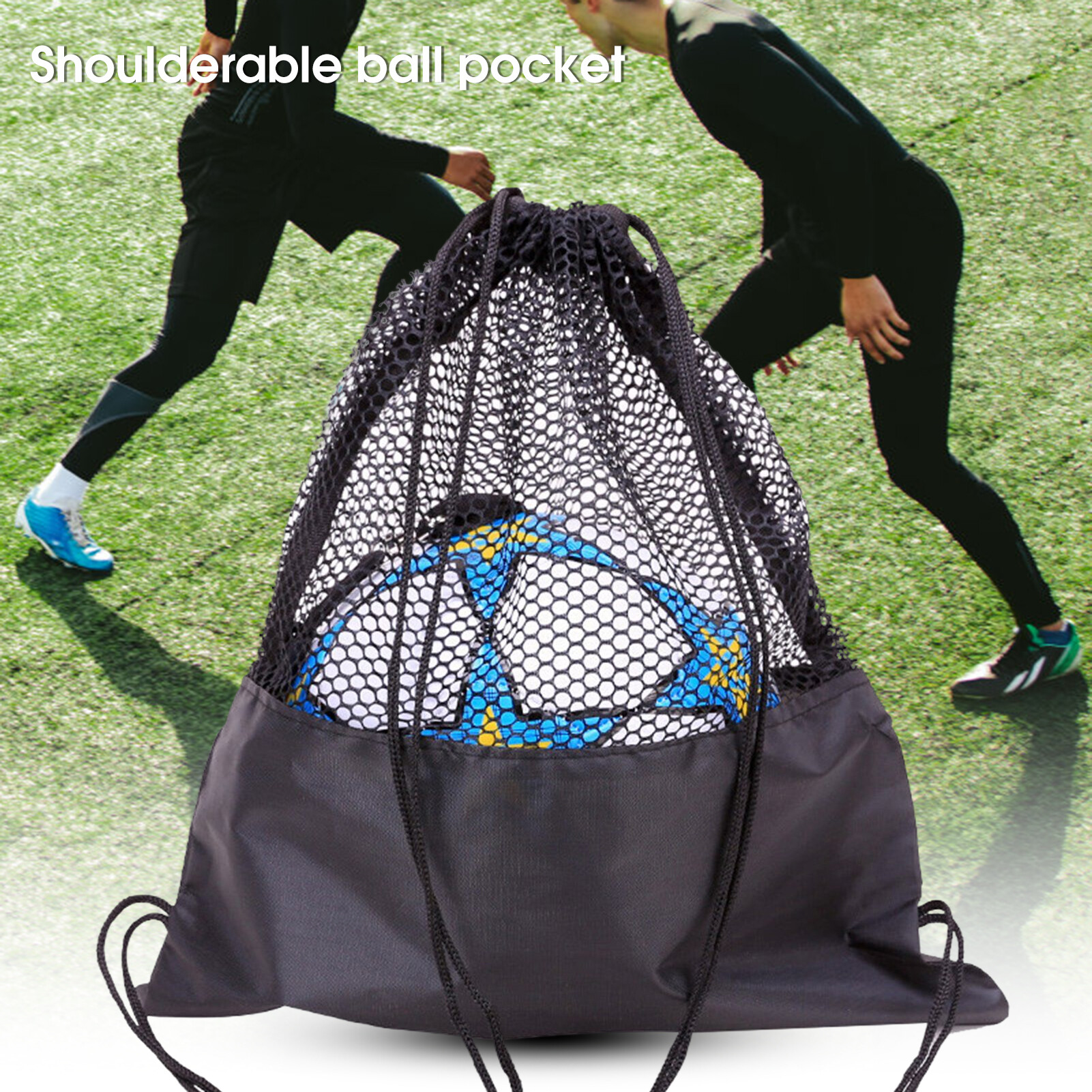 Clement Wright Basketball Bag Mesh Surface Large Capacity Wear ...