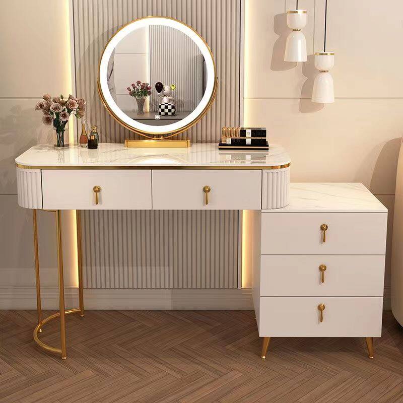 [PRE-ORDER] CX light luxury modern dressing table, UV table top solid ...