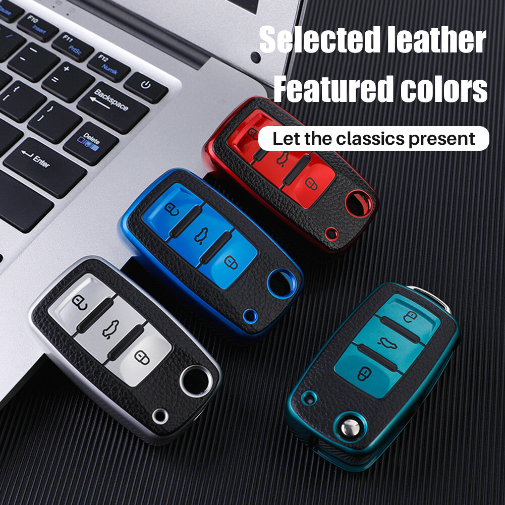 Key Cover Premium Soft TPU Full Protection Key Case 3-Buttons Keyless ...