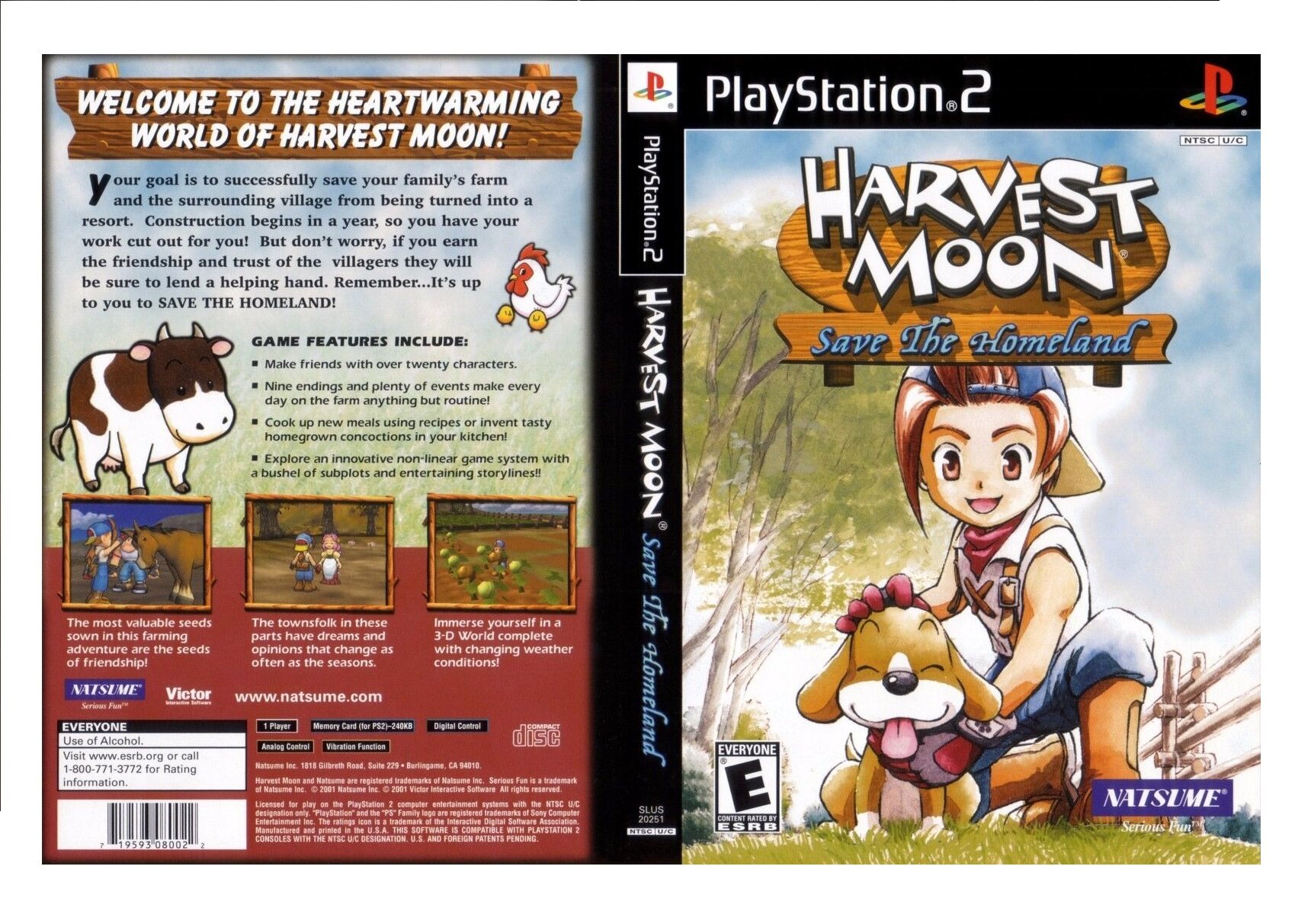 PS2 Harvest Moon Save The Homeland (CD Game) | Lazada