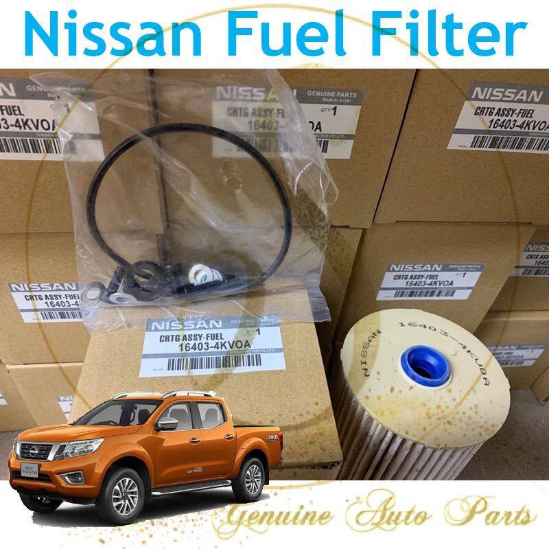 (100% ORIGINAL) NISSAN Fuel FILTER DIESEL FILTER 16403-4KV0A Navara NEW ...
