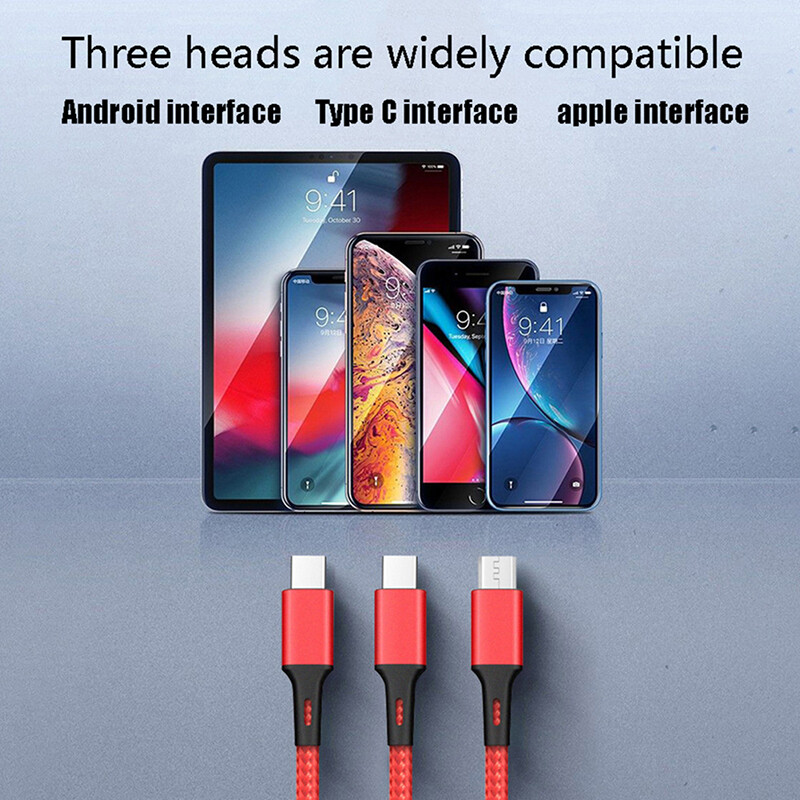 วงจรดิจิตอลวงจร????3 In 1สายชาร์จ Samsung Iphone Usb Type C ที่ชาร์จ ...