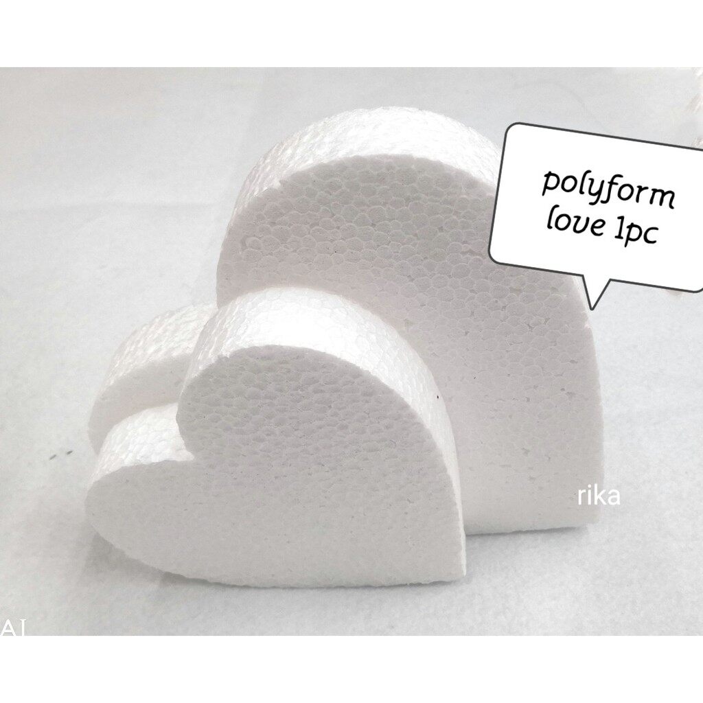 Polystyrene polyform bentuk love 1pc | Lazada