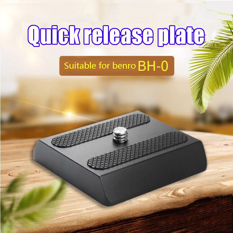 Metal quick release plate for benro PH-08 BH-0 BH-1HD1 HD-18 DJ-80 ...