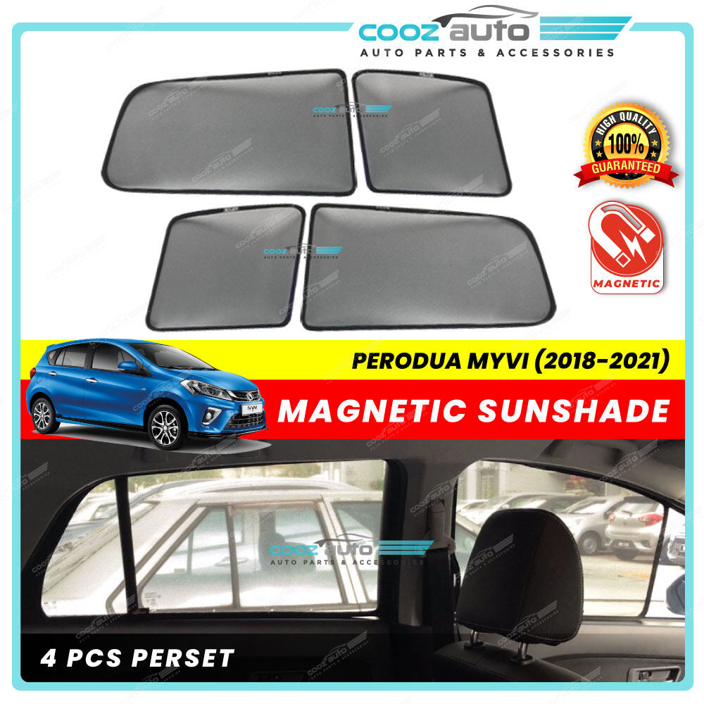 Perodua Myvi 2018 -2022 Magnetic Sun Shade Sunshade | Lazada