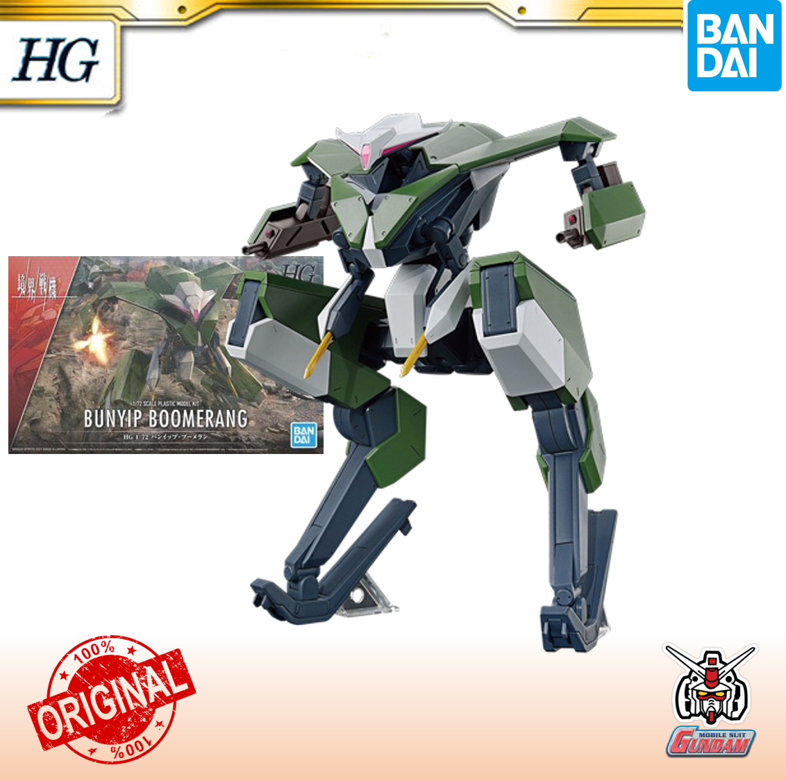 Bandai Gundam Bunyip Boomerang / Kyoukai Senki / AMAIM Warrior at the ...