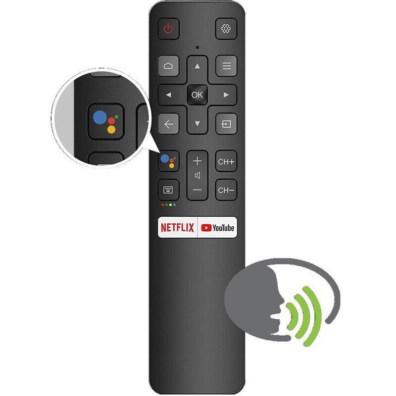New Original Voice RC802V FNR1 Remote Control For TCL Android 4K Smart ...
