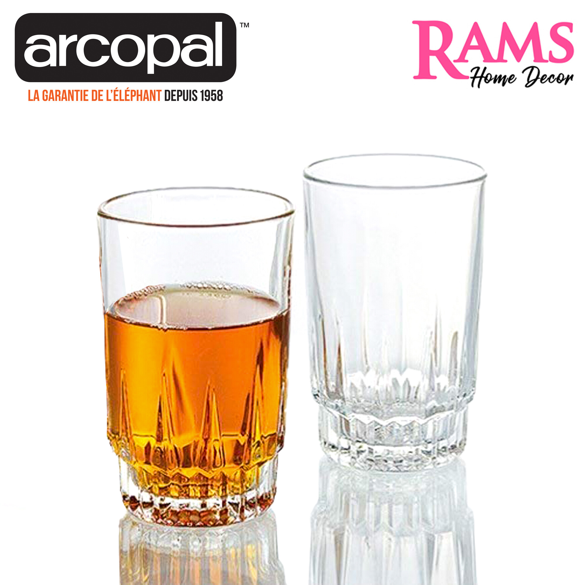 Arcopal 7 Pcs Water Drink Set / Gelas Minuman Set / Drinkware / Jug and ...