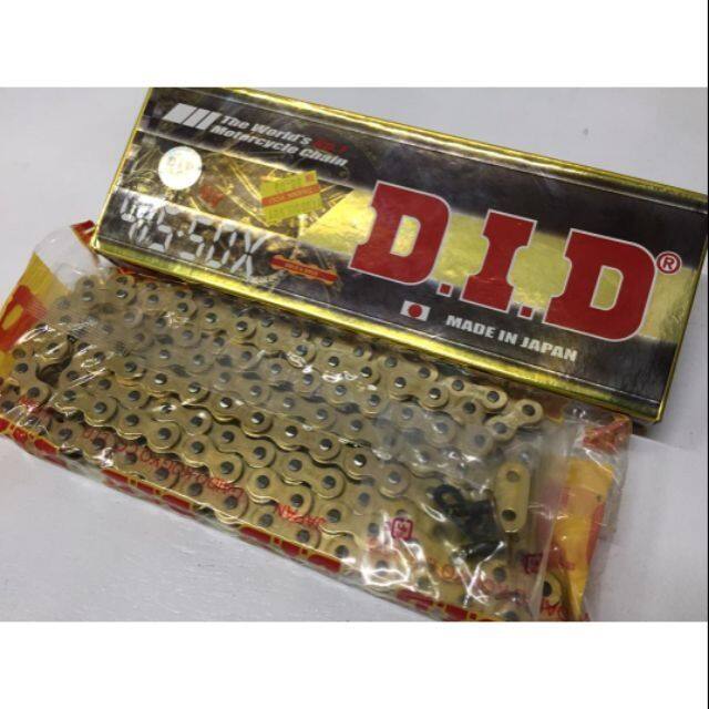 DID RACING CHAIN 415 /428HD Original Hologram 122L/132L HEAVY DUTY GOLD RAN [MADE IN JAPAN] | Lazada