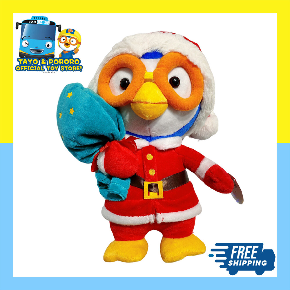 Christmas Toy Santa Pororo Plush Soft Toy Plushie , Baby Kids Present ...
