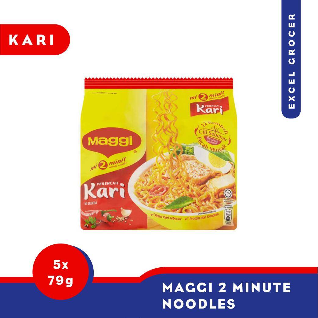 Maggi Curry 2 Minute Noodles 5 x 79g | Lazada