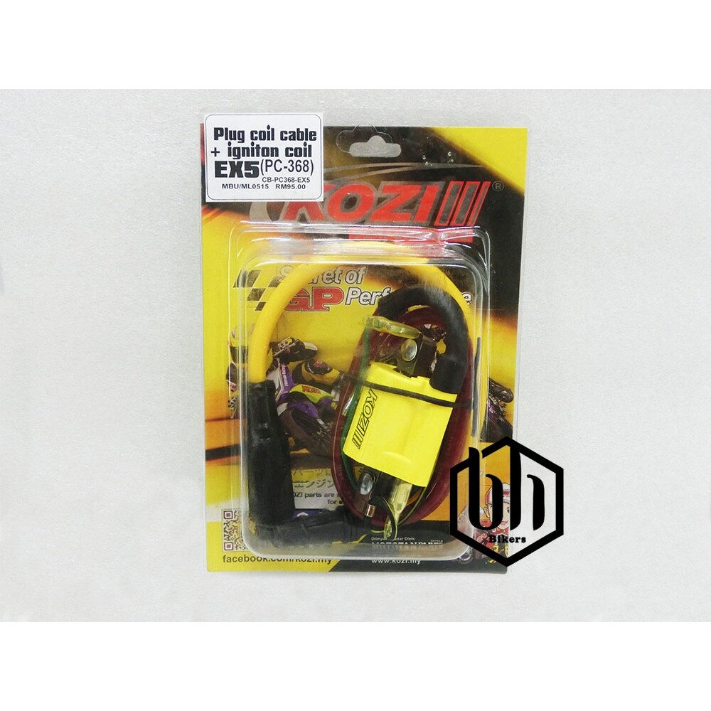 IGNITION COIL PLUG COIL BODY COIL HONDA EX5 + CABLE 100% ORIGINAL KOZI ...