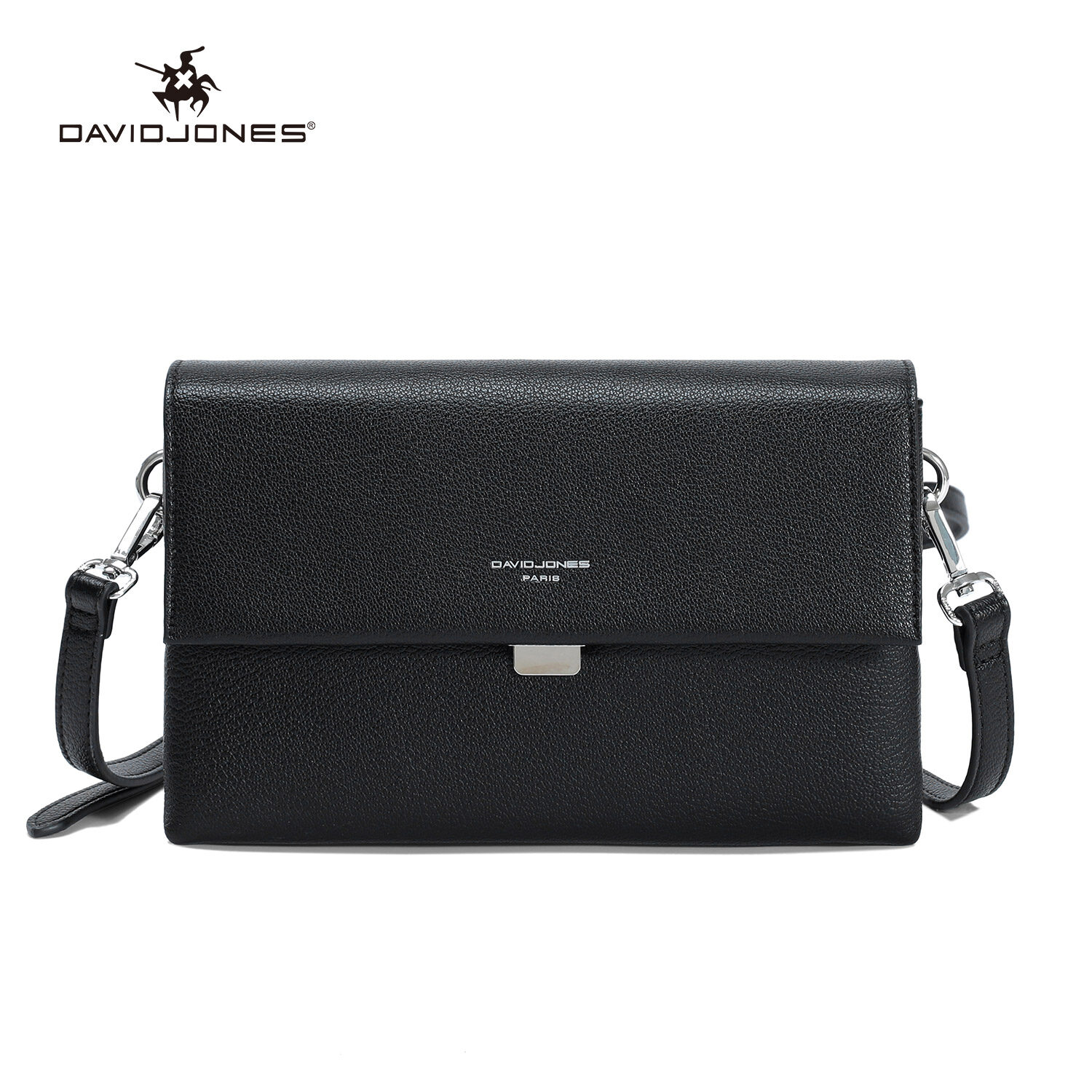 David Jones ปารีสผู้หญิงกระเป๋าหนัง Pu Crossbody กระเป๋าถือหญิงกระเป๋าสะพายไหล่ผู้หญิงขนาดเล็ก ...
